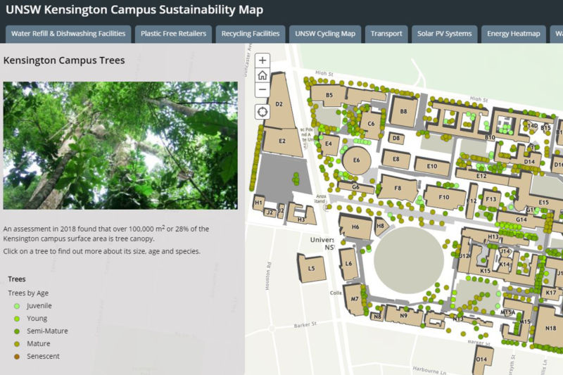 (AU) UNSW Sydney: Kensington Campus Sustainability Map – ACTS